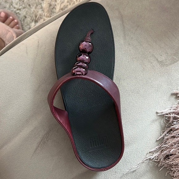 Shoes | Fitflop Rola Hot Cherry Size 9 | Poshmark